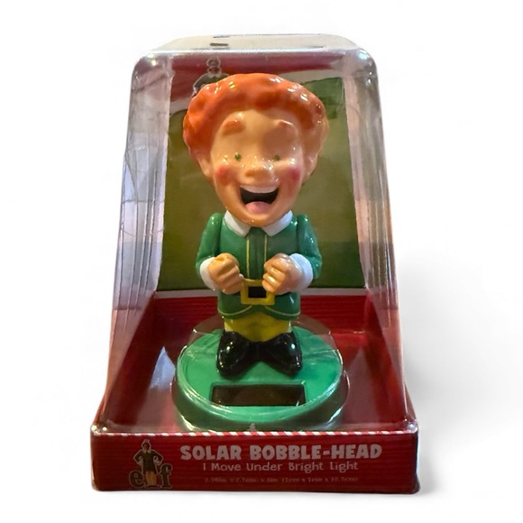 ELF | Holiday | Elf Solar Bobble Head | Poshmark